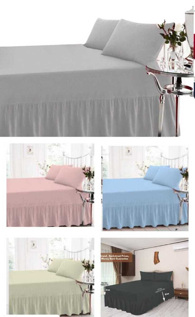 Deep Fitted Valance Sheet Polycotton Top Notch Quality Available in All ...