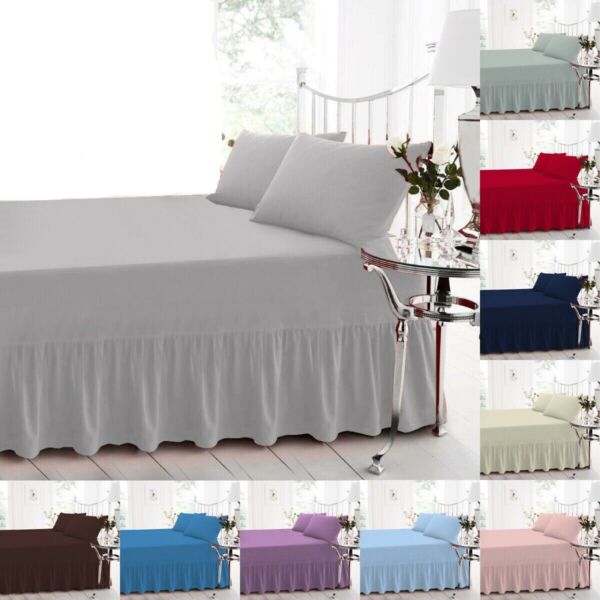 Deep Fitted Valance Sheet Polycotton Top Notch Quality Available in All ...