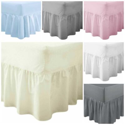 Deep Fitted Valance Sheet Polycotton Top Notch Quality Available in All ...